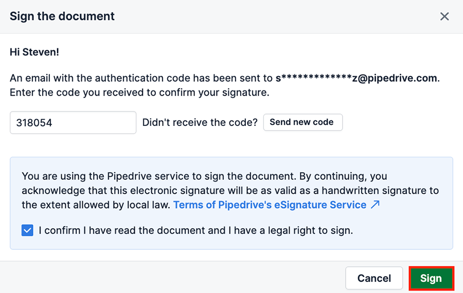 Smart Docs: eSignatures - Knowledge Base | Pipedrive