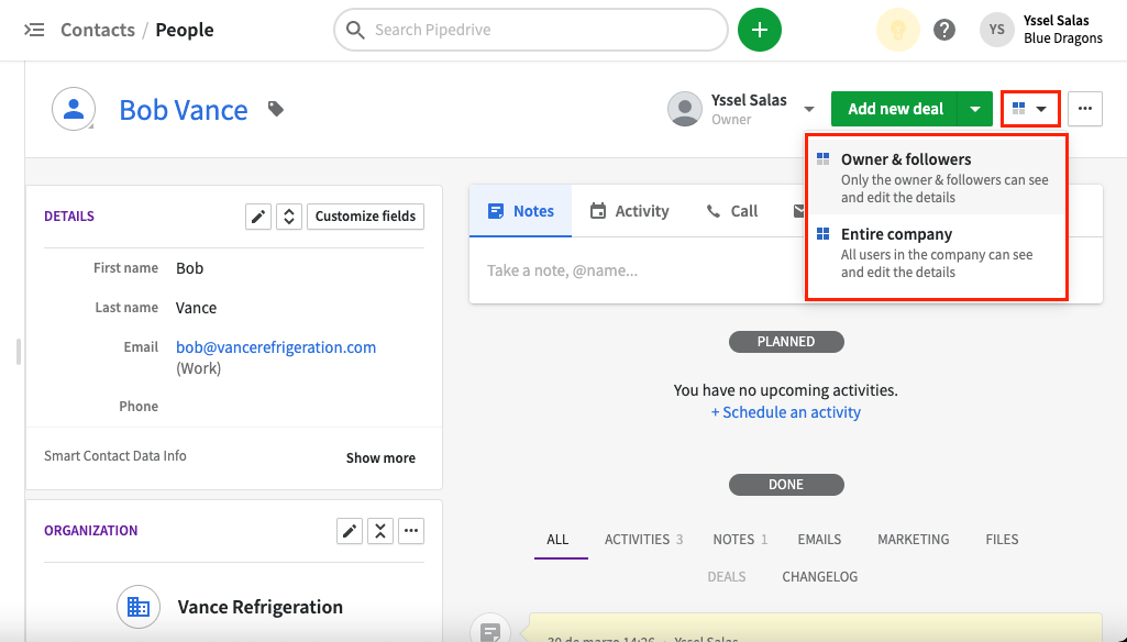 How to change the visibility of items - Knowledge Base