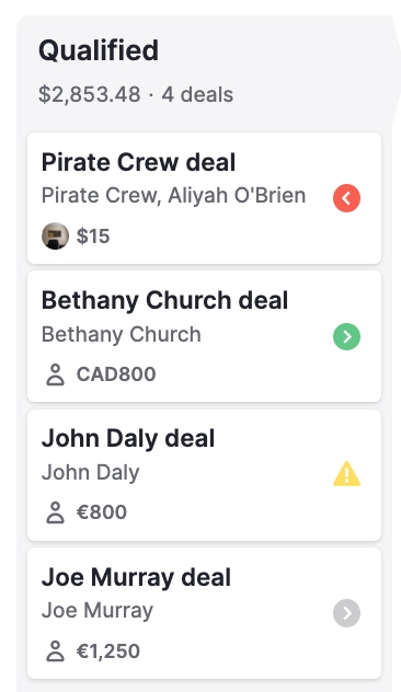How are deals ordered in the pipeline view? - Knowledge Base | Pipedrive